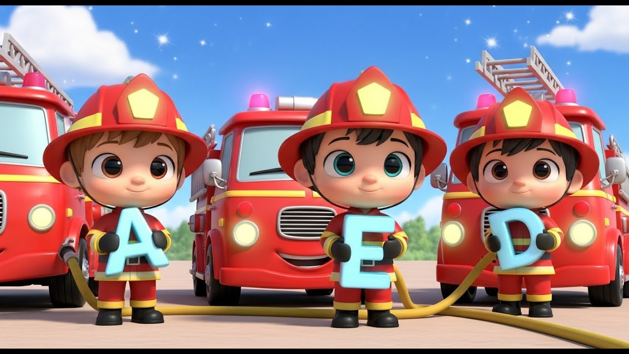 Learn A to Z with Firefighters and Heroes 🚒🧯🦸‍♂️ | Fun Learning for ...