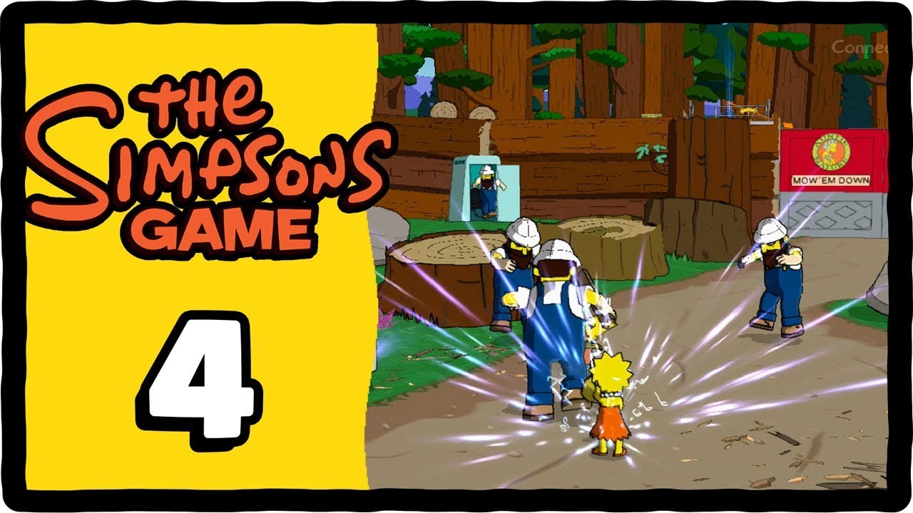 Let's Replay The Simpsons Game - Episode 4 - Lisa the Tree Hugger - YouTube
