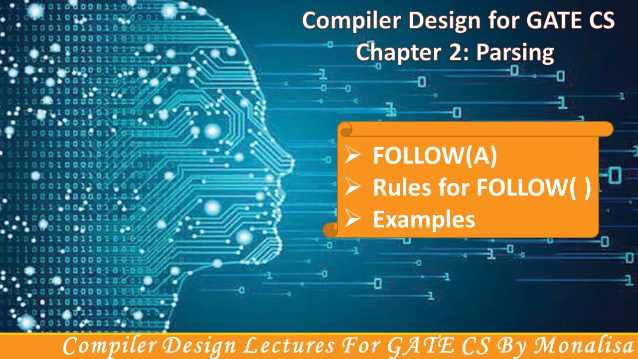 Ch 2.8:FOLLOW(A) | Rules for finding FOLLOW( )| Examples of FOLLOW ...