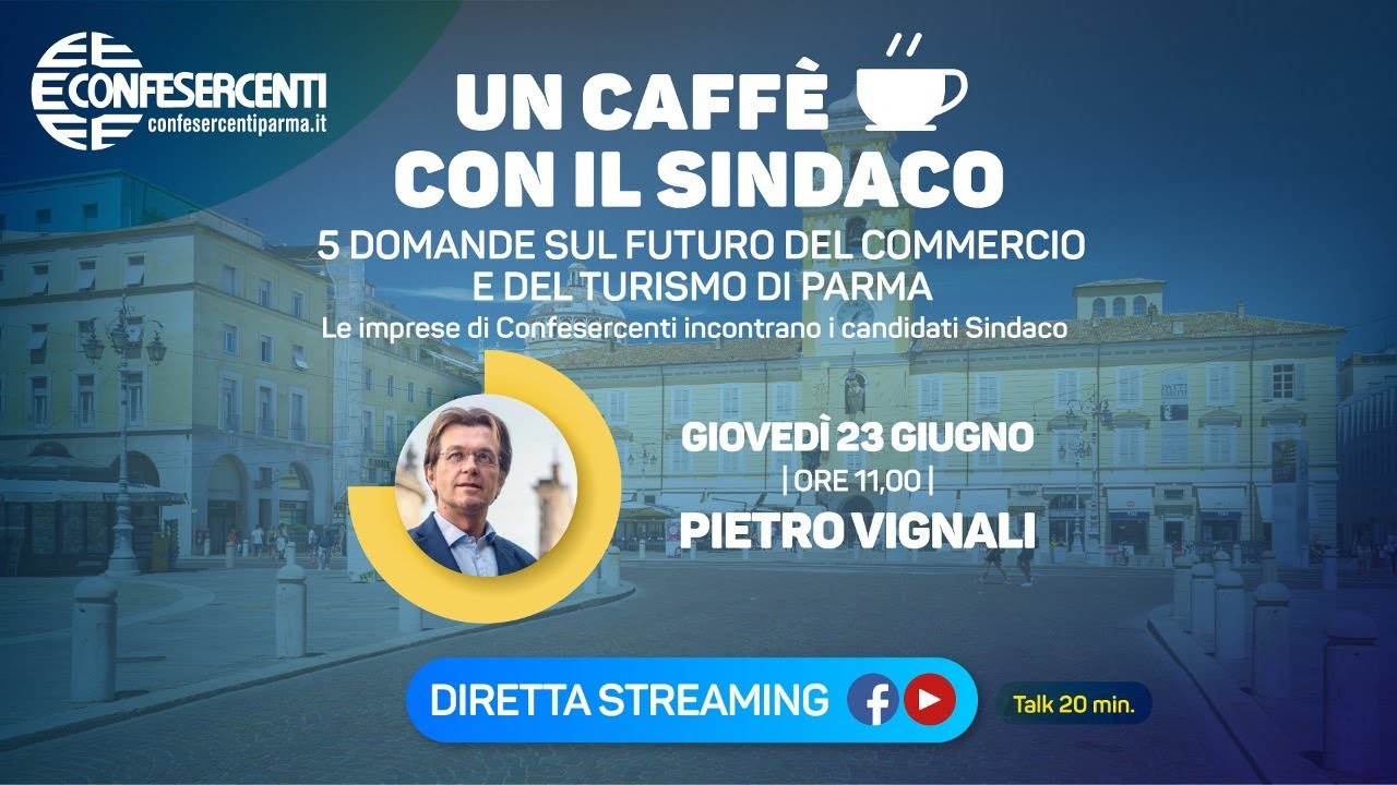 Un caffè con il sindaco: Pietro Vignali - YouTube