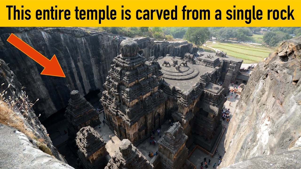 Kailasa Temple – Carved from a single block of stone! - YouTube