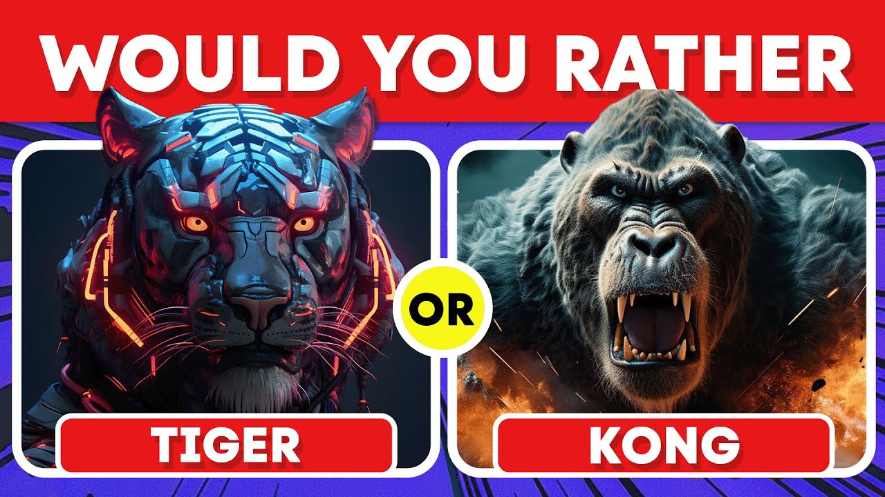 Would You Rather...? Animals Edition 🐶🐈‍⬛ Quiz Doggy - YouTube