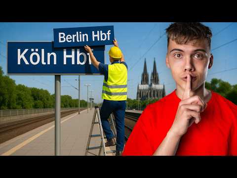 Ich hab Bahnhof Schilder ausgetauscht!