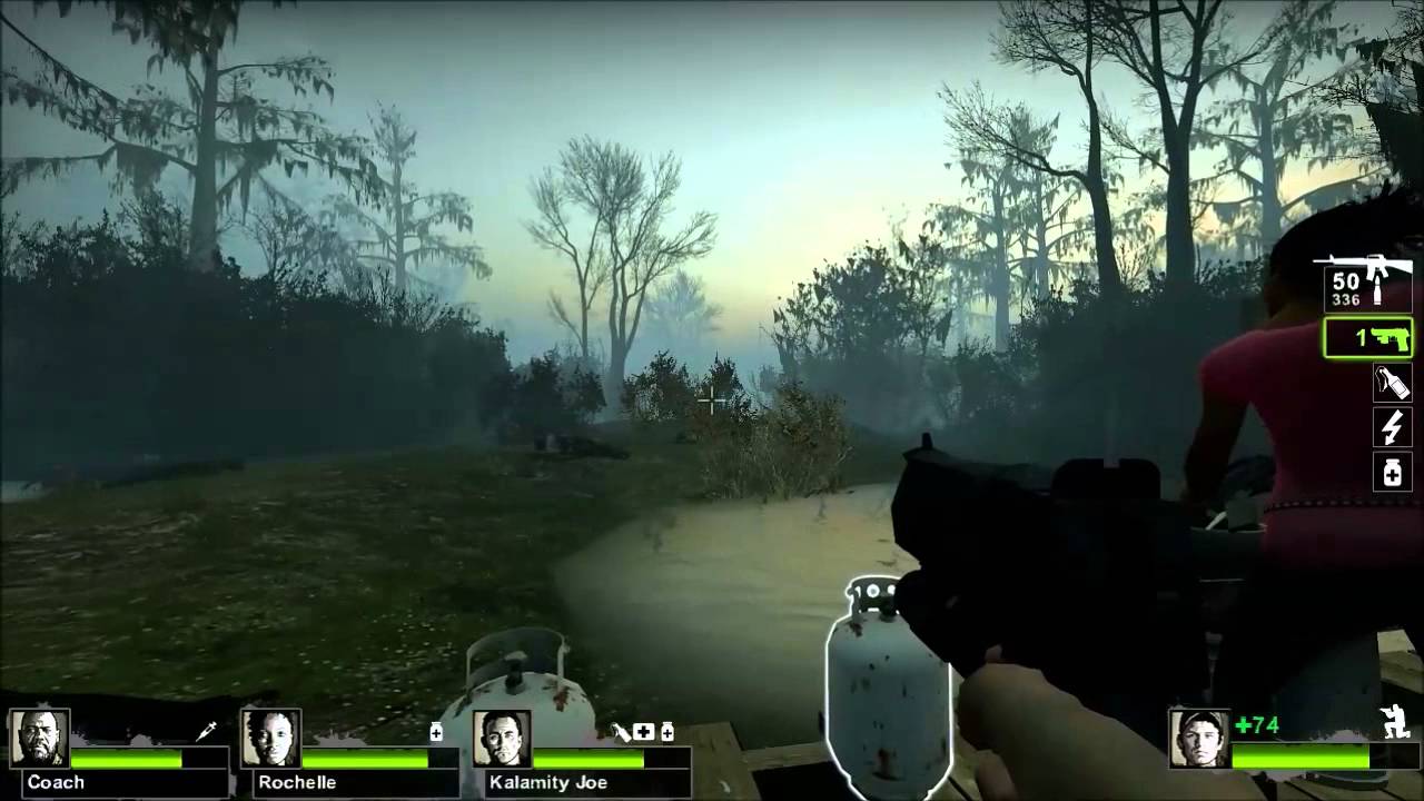 Left 4 Dead 2 Gameplay | L4D2 Swamp Fever Walkthrough Map 2 - YouTube
