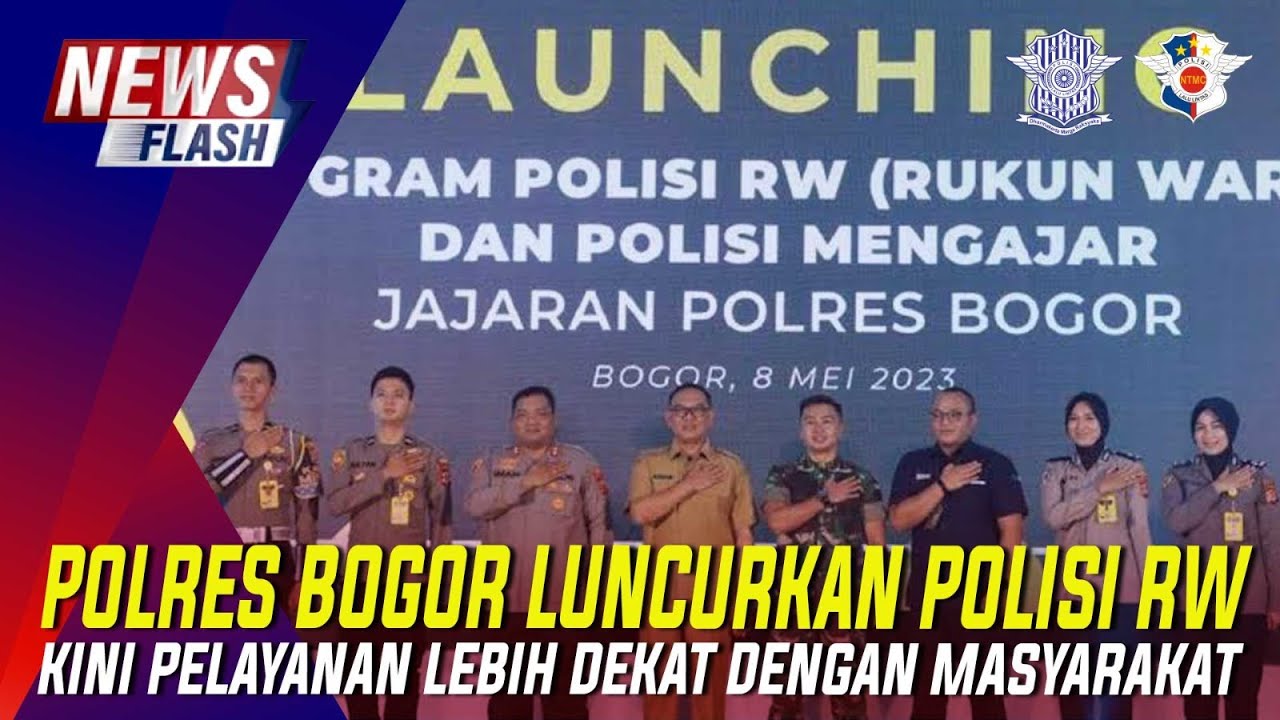 POLRES BOGOR LUNCURKAN POLISI RW, KINI PELAYANAN LEBIH DEKAT DENGAN ...