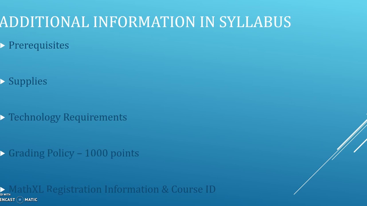 Pre Calc Intro 1 - YouTube