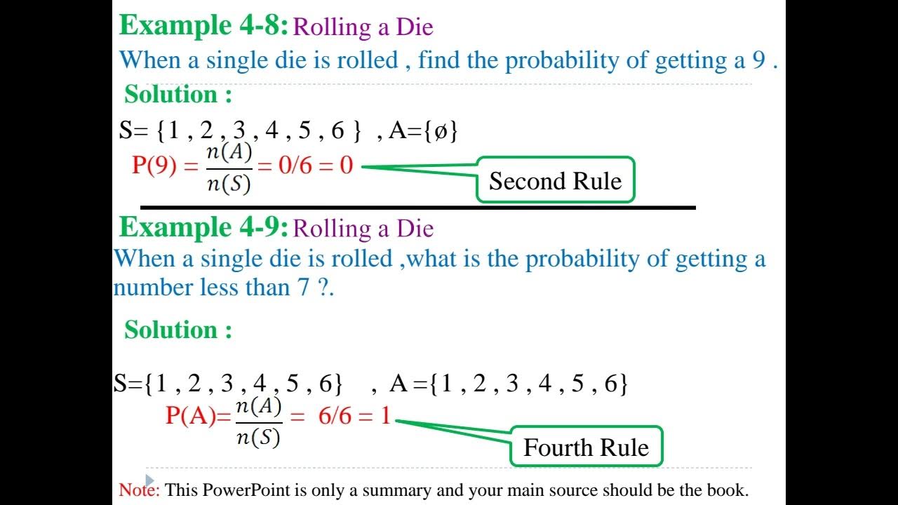 Probability and Counting Rules CH4 Part1 210 - YouTube