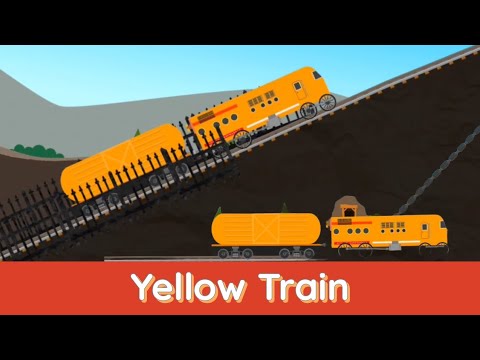 Build Your Own Train on Labo Brick Train Game - Yellow Train - YouTube