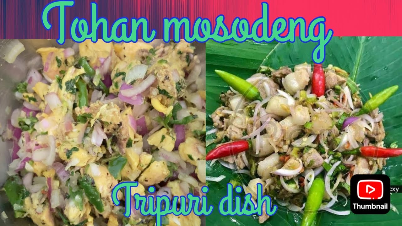 tripuri traditional style desi chicken recipe without oil(tohan ...