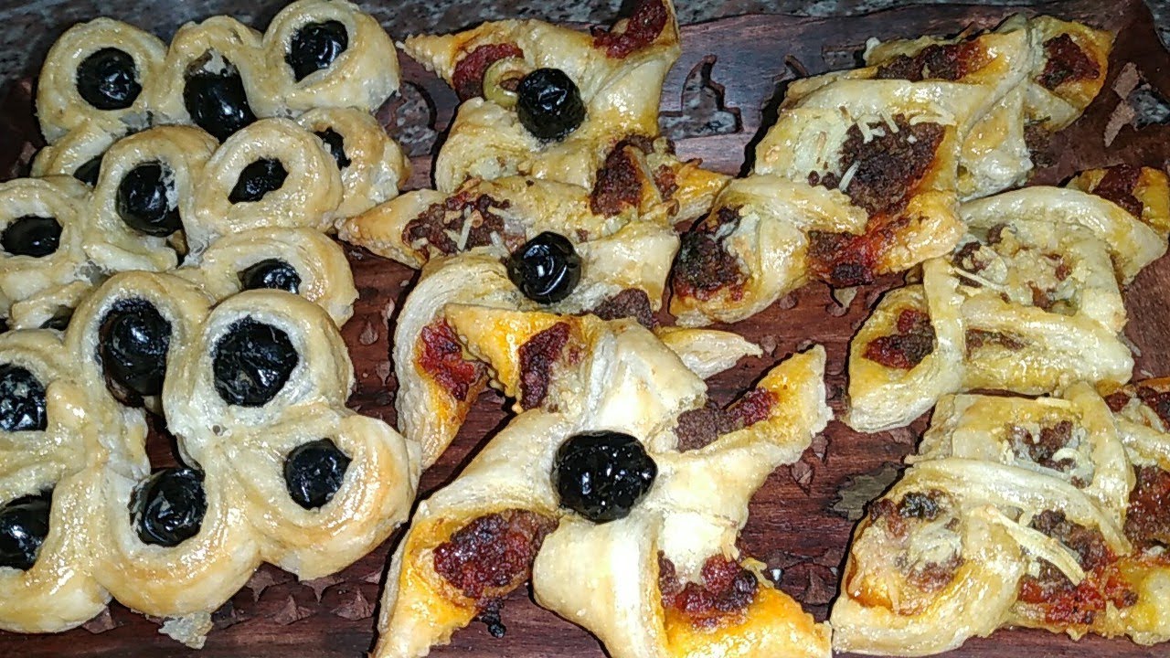 Des salés (amuse bouche ou apéritif) à la pâte feuilletée😋🤩👌 - YouTube