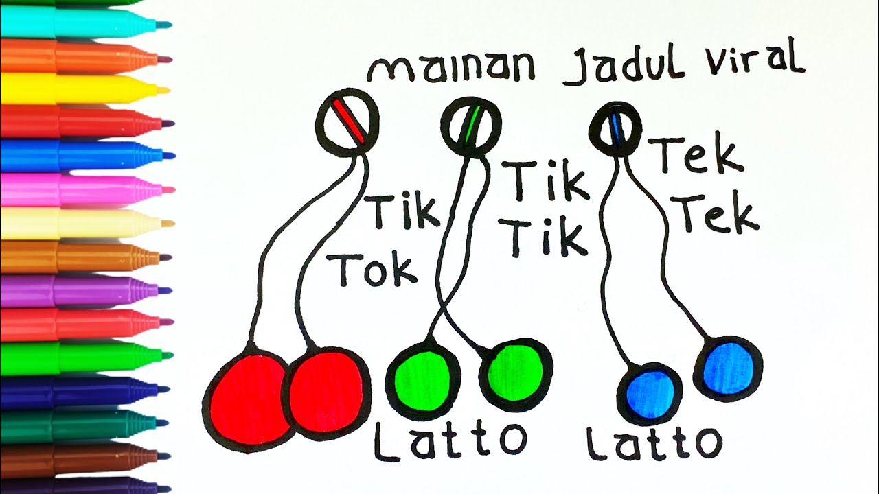 HOW TO DRAW AND COLOR A LATTO-LATTO TOY - YouTube