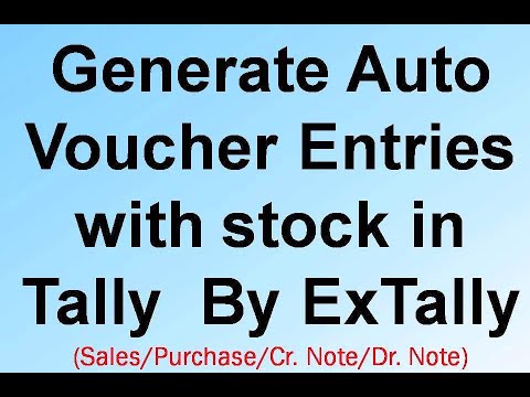 auto voucher entry with inventory in tally | auto voucher entry with ...