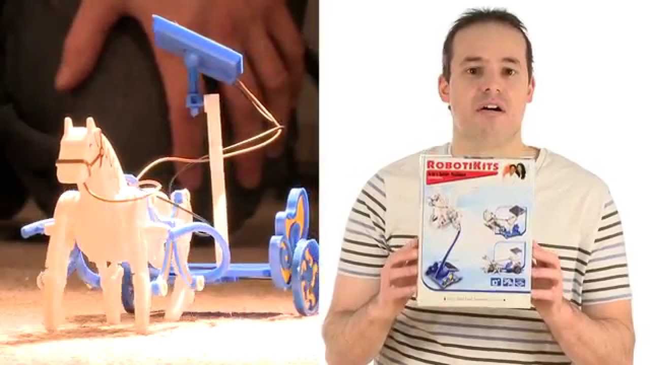 Solar Toy - Solar Robot - 3 in 1 Stallion Solar Kit - YouTube