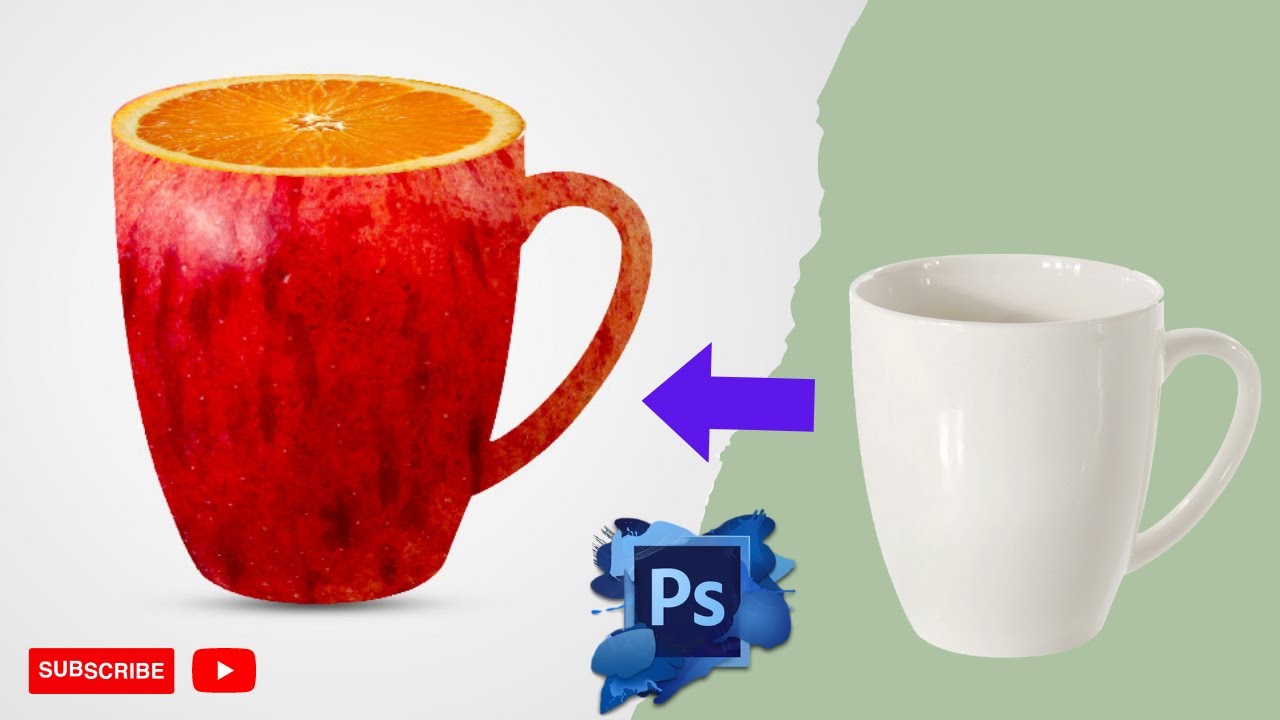 Photoshop Tutorial || Cup Manipulation In Photoshop (easy step) - YouTube