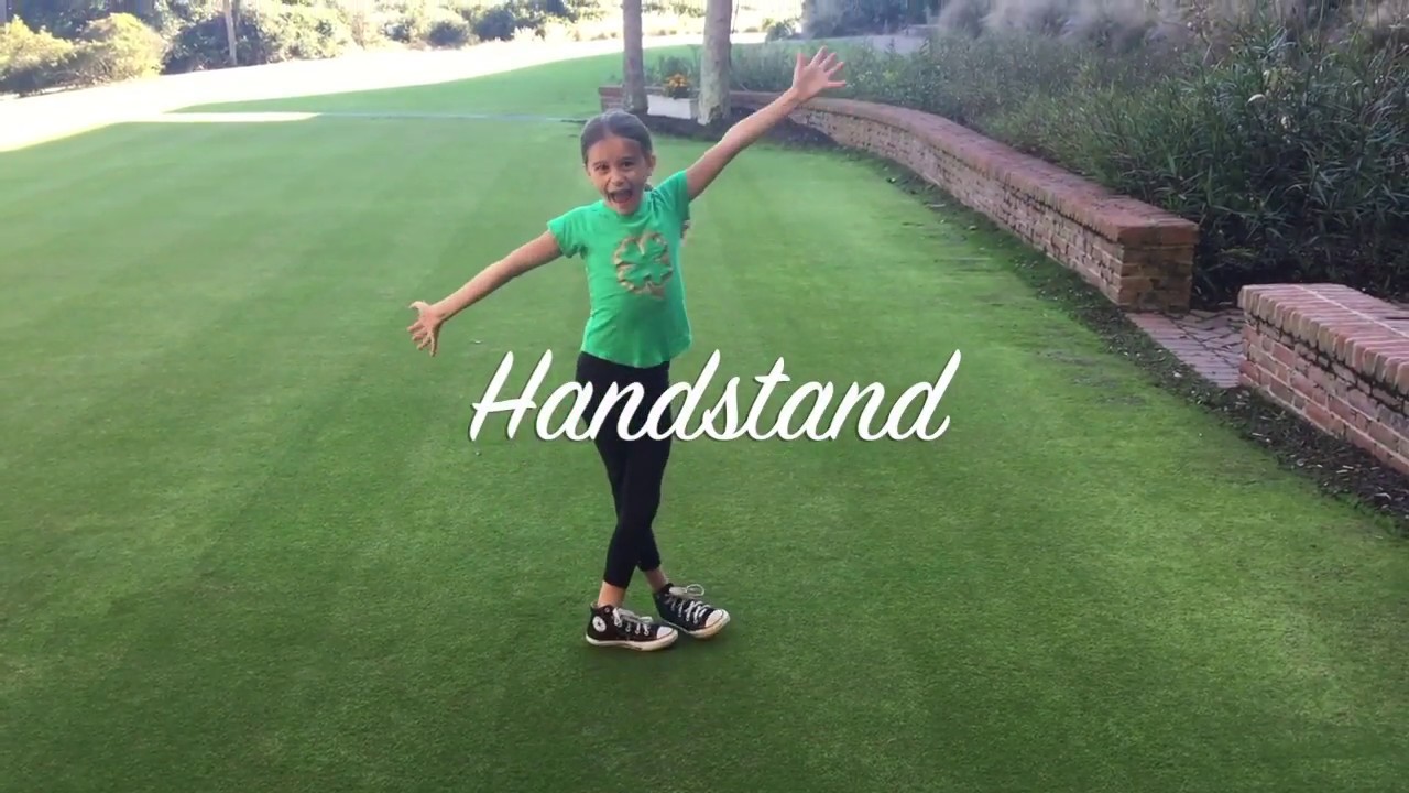 We LOVE Gymnastics - Handstand & Handstand Bridge Kickover - YouTube