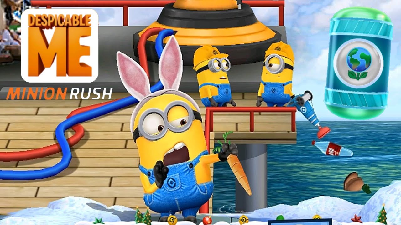 Minion rush Bunny minion run Wild Life special mission gameplay - YouTube