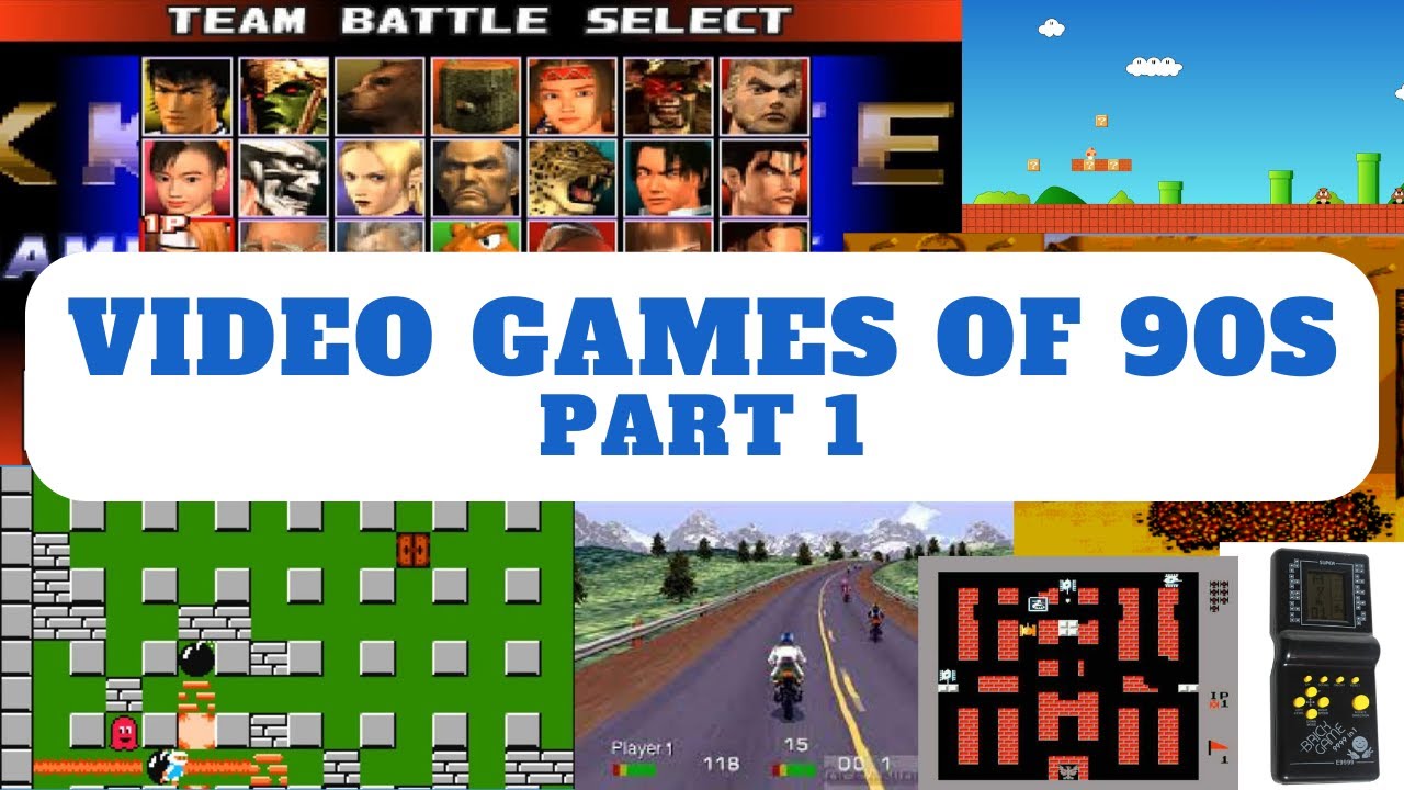 Have you played these video games? | Video Games of 90s | 90 के दशक की ...