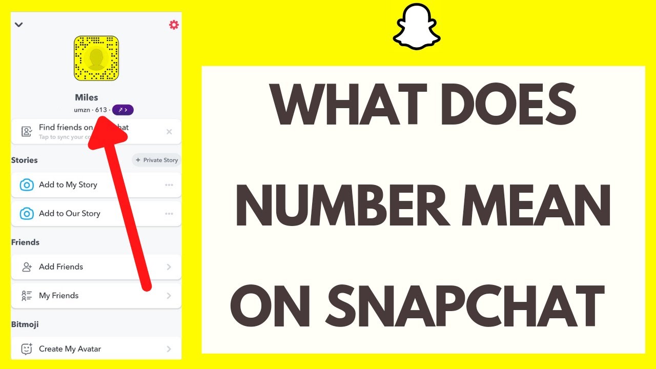 What Does The Number Mean On Snapchat - YouTube