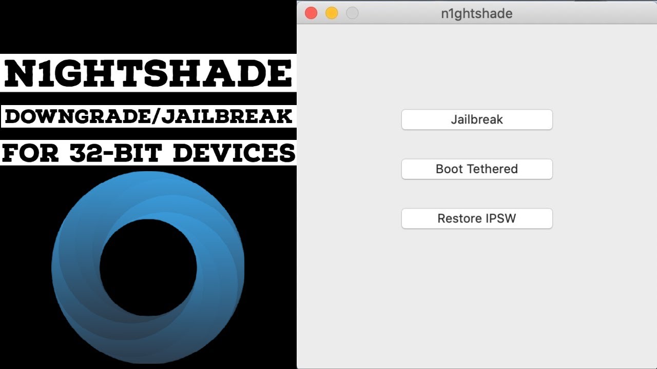 [Intro] N1ghtshade downgrade tool | N1ghtshade A6 | N1ghtshade Checkm8 ...