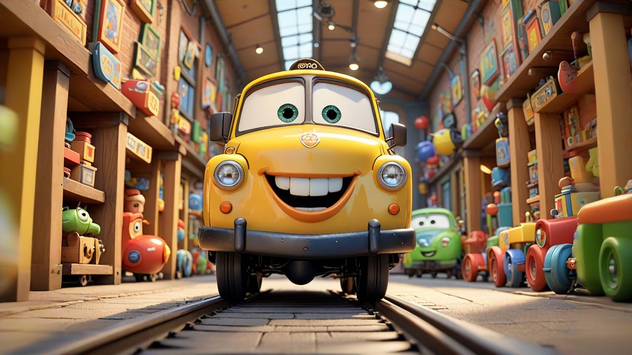 Five Toy Trains Say Choo Choo Choo | Counting & Vehicle Song for Kids ...