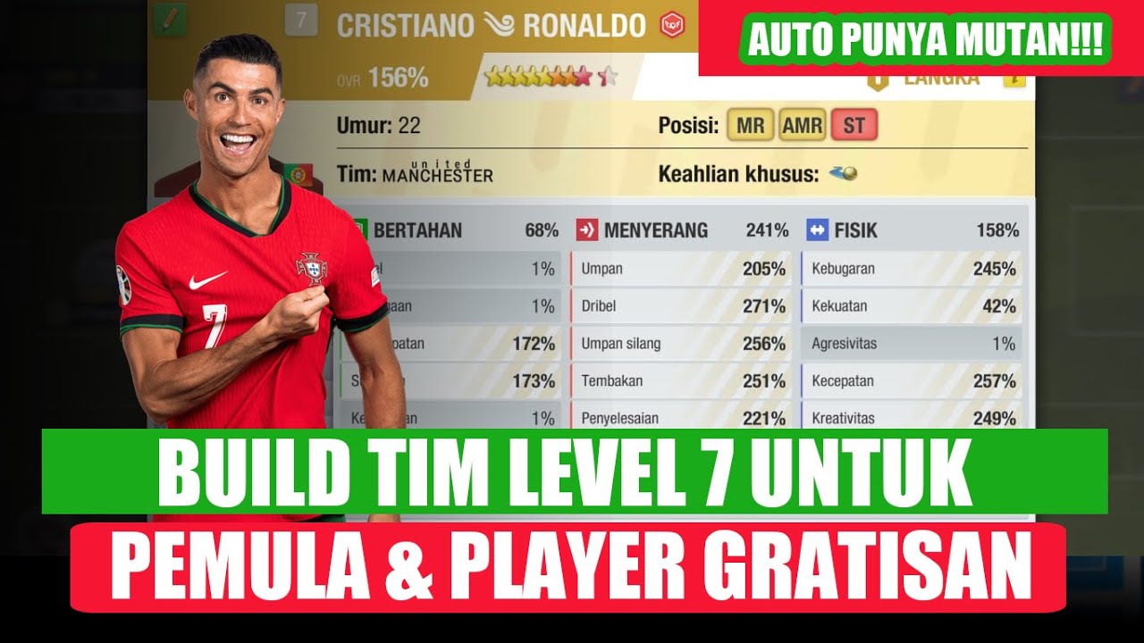 Build Tim Level 7 Untuk Player Gratisan & Pemula - YouTube