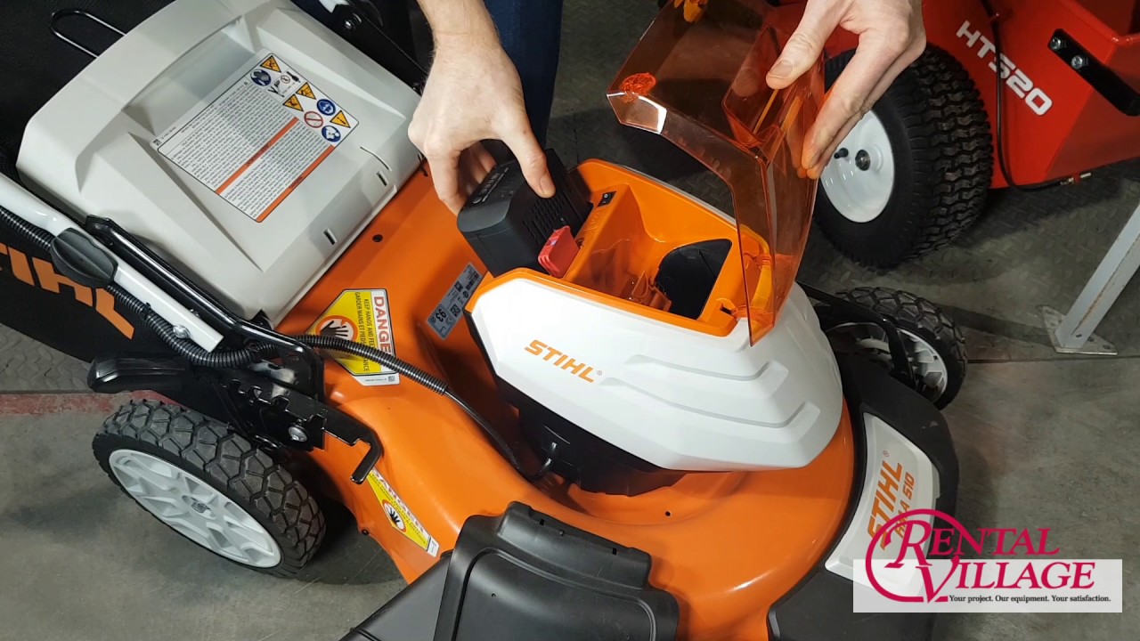 STIHL RMA 510 Cordless Mower - YouTube