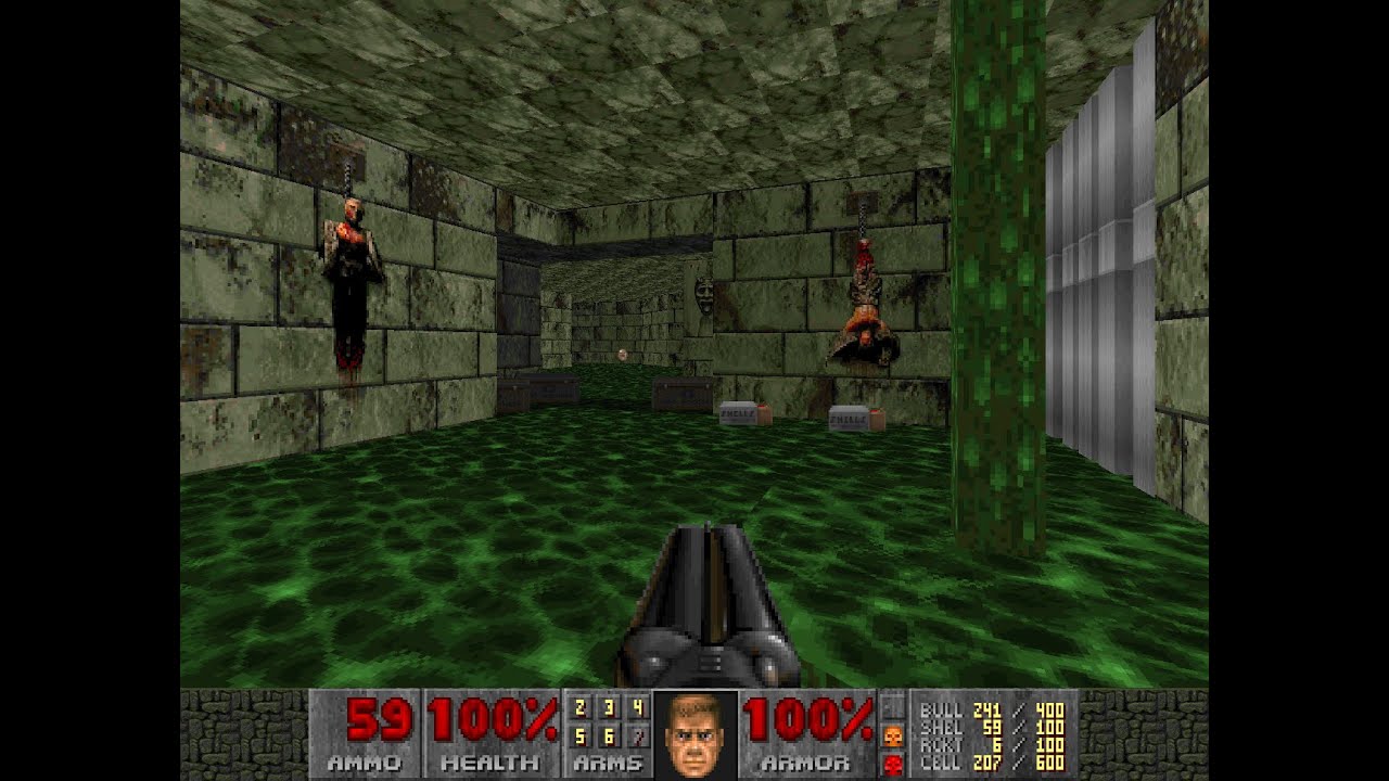 DOOM II - New Map - Bi-linear Power of Spider Madness - UV - First Try ...