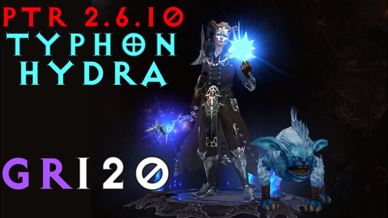 Diablo 3 - Wizard Fragment of Destiny Typhon Cold Hydra Solo GR120 (PTR ...