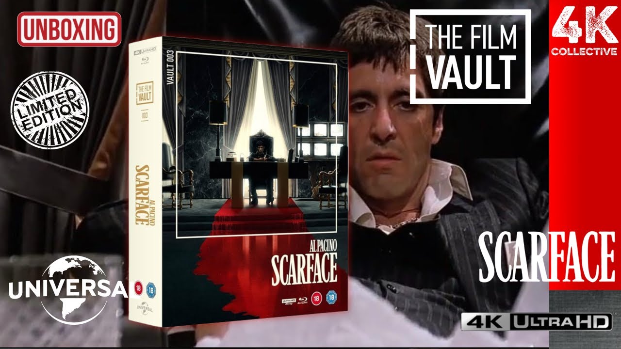 The Film Vault 003 - Scarface 4k UltraHD Blu-ray Premium Edition ...