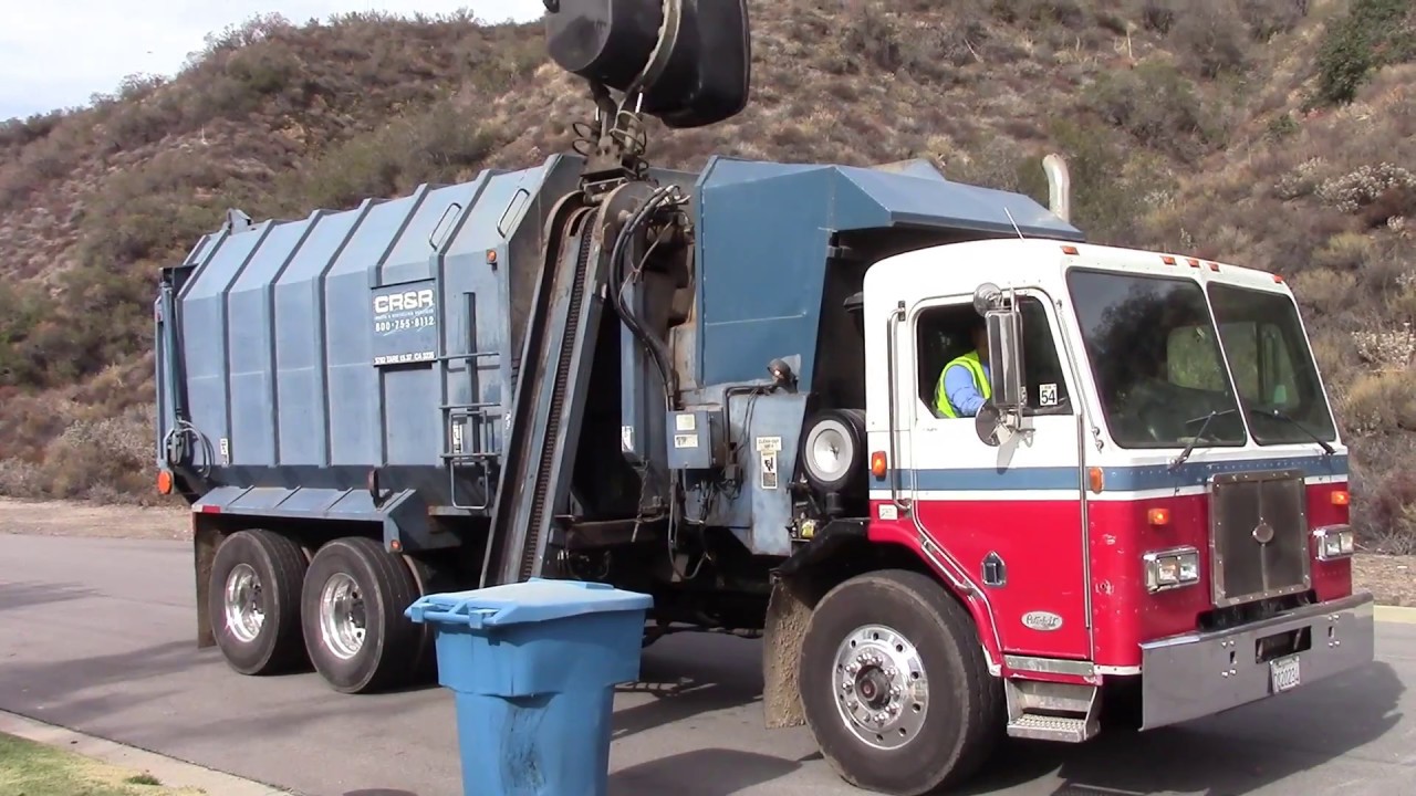 CR&R Garbage Trucks of Lake Elsinore, CA - YouTube