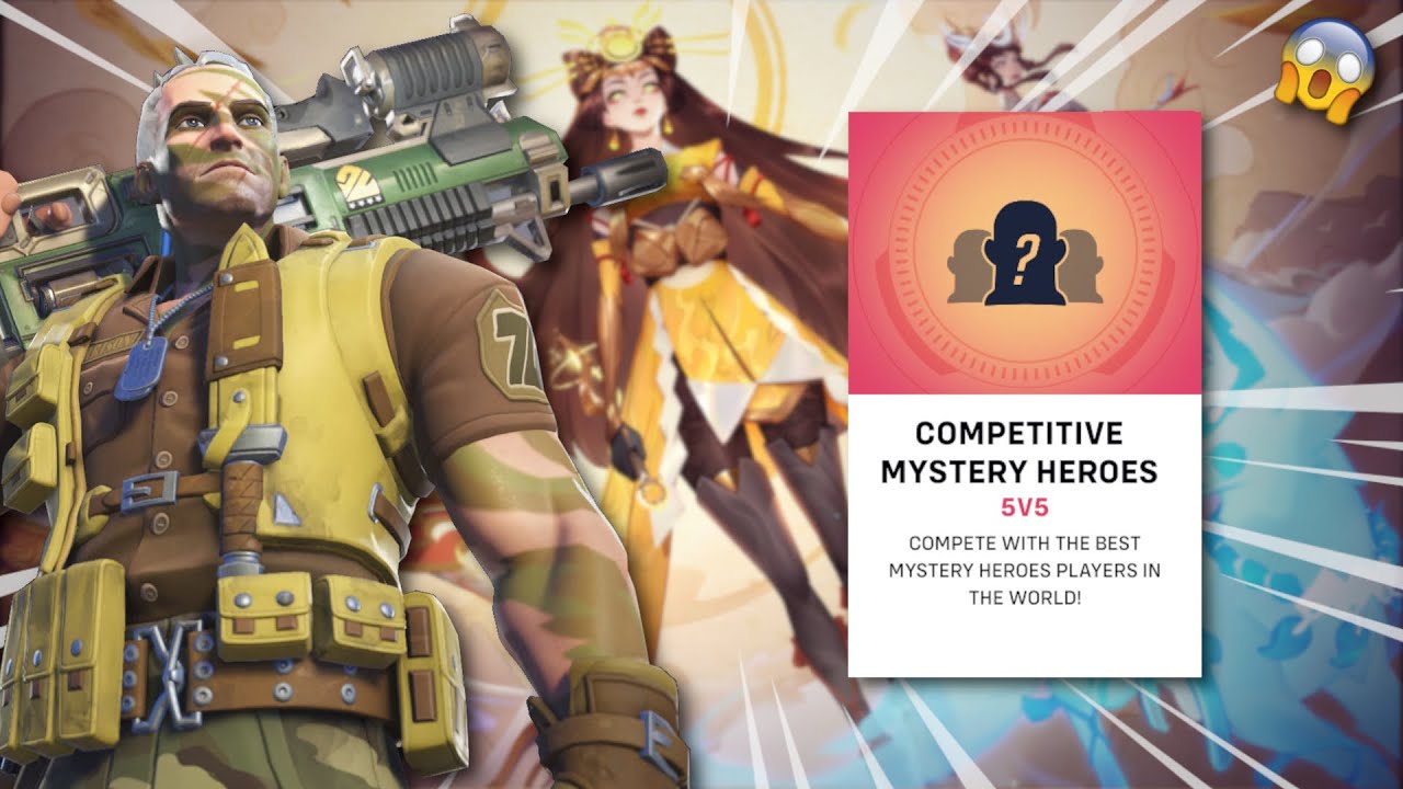 We Played COMPETITIVE MYSTERY HEROES In Overwatch 2... It's AMAZING ...