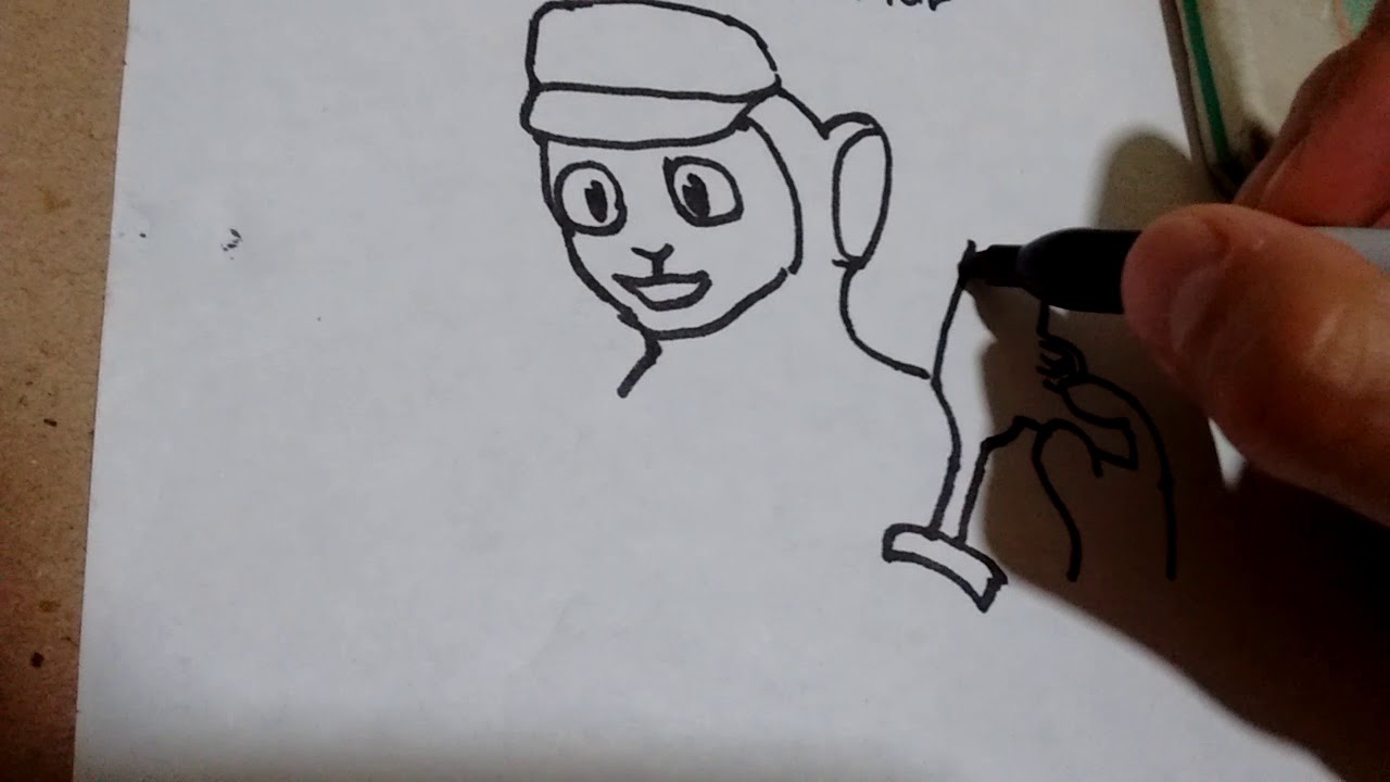 Cómo dibujar a ANNE la Teletubbie militar slendytubbies/how to draw ...