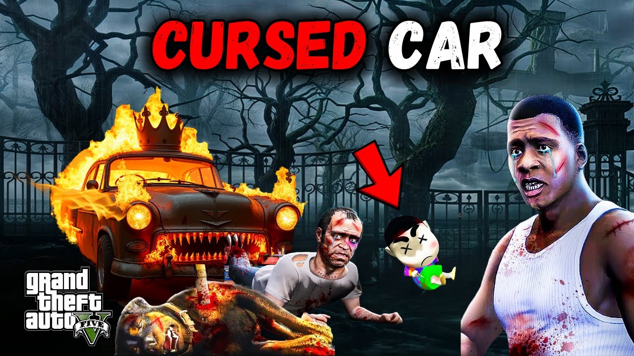 GTA 5 : Franklin New Car Is A Cursed Killer Car In GTA 5 | Franklin ...