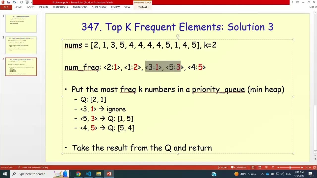 Leetcode 347 Top K Frequent Elements Youtube