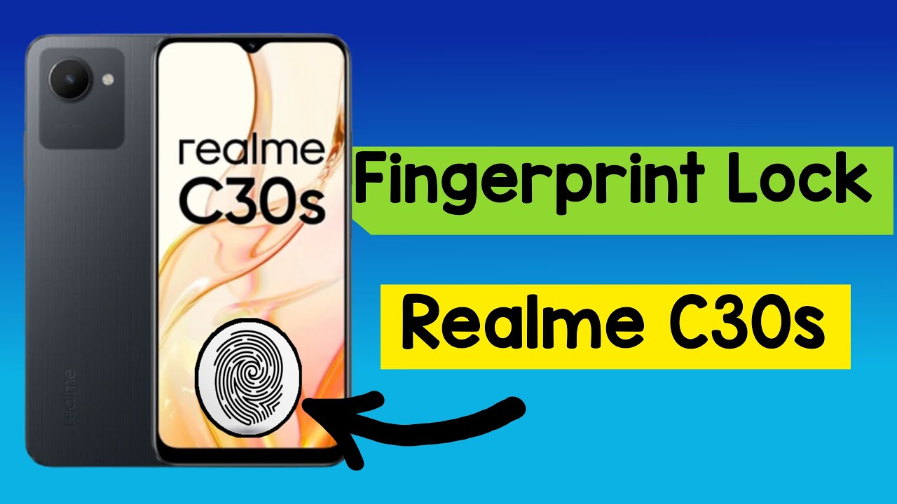 How to set fingerprint lock in realme c30s | Realme c30s Fingerprint ...