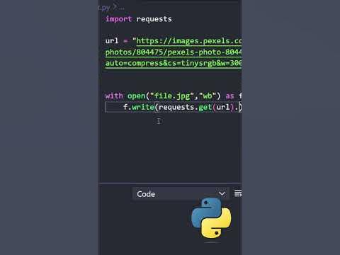 Python : download files with requests #python #pythonforbeginners - YouTube