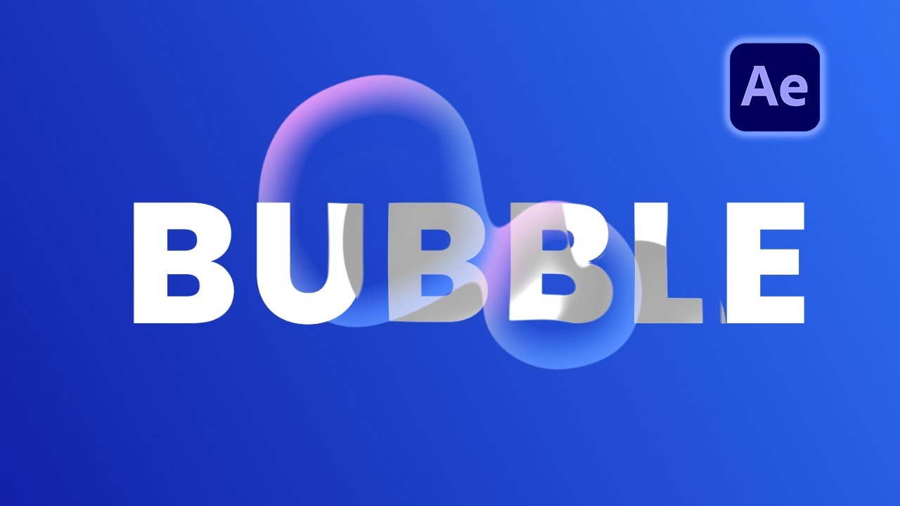 Bubbles Animation In After Effects | No Plugin - YouTube