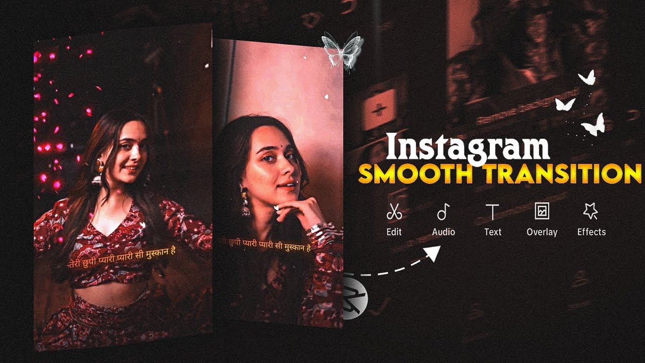 Instagram Smooth Reels Transition In Mobile | Ae Inspired Alight Motion ...