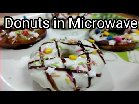 Donuts🍩 IN LG MICROWAVE OVEN |Lg Charcoal Microwave|Eggless donut ...