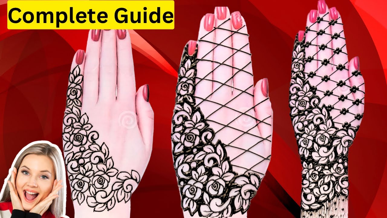 Cutwork Mehndi Design Negative Space Mehndi | Inverse Henna Design ...