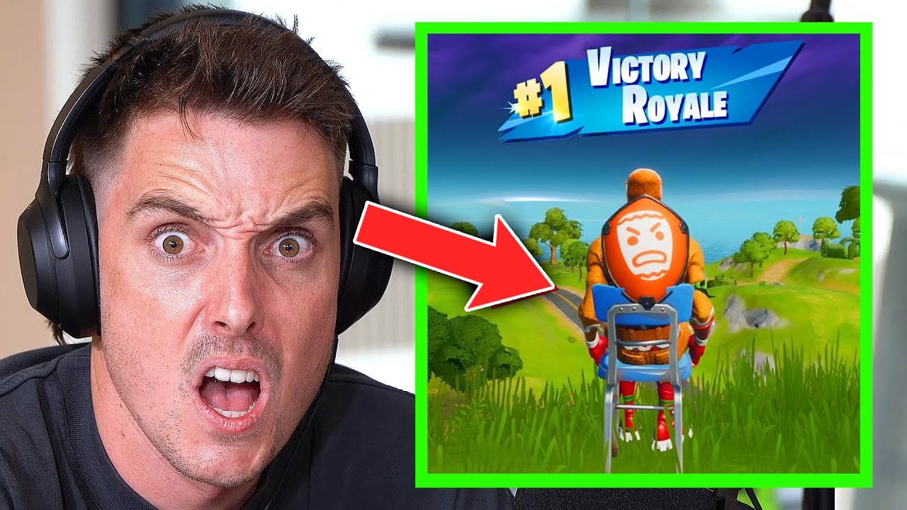How LazarBeam Won A Fortnite Game WITHOUT MOVING! - YouTube