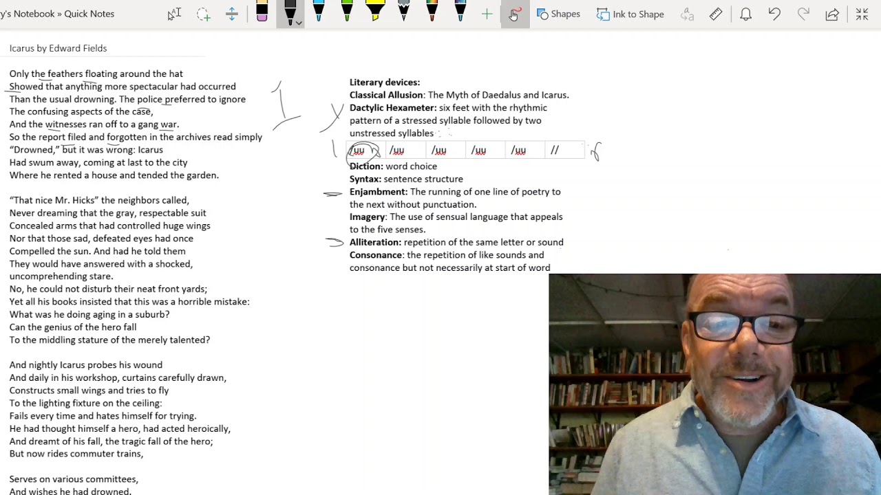 Icarus by Edward Fields - YouTube