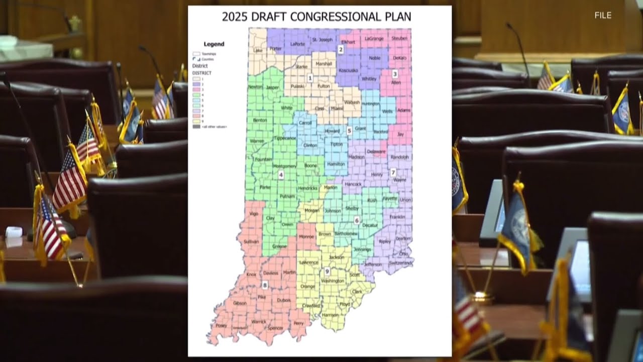 Congressional redistricting map passes Indiana House of Representatives ...