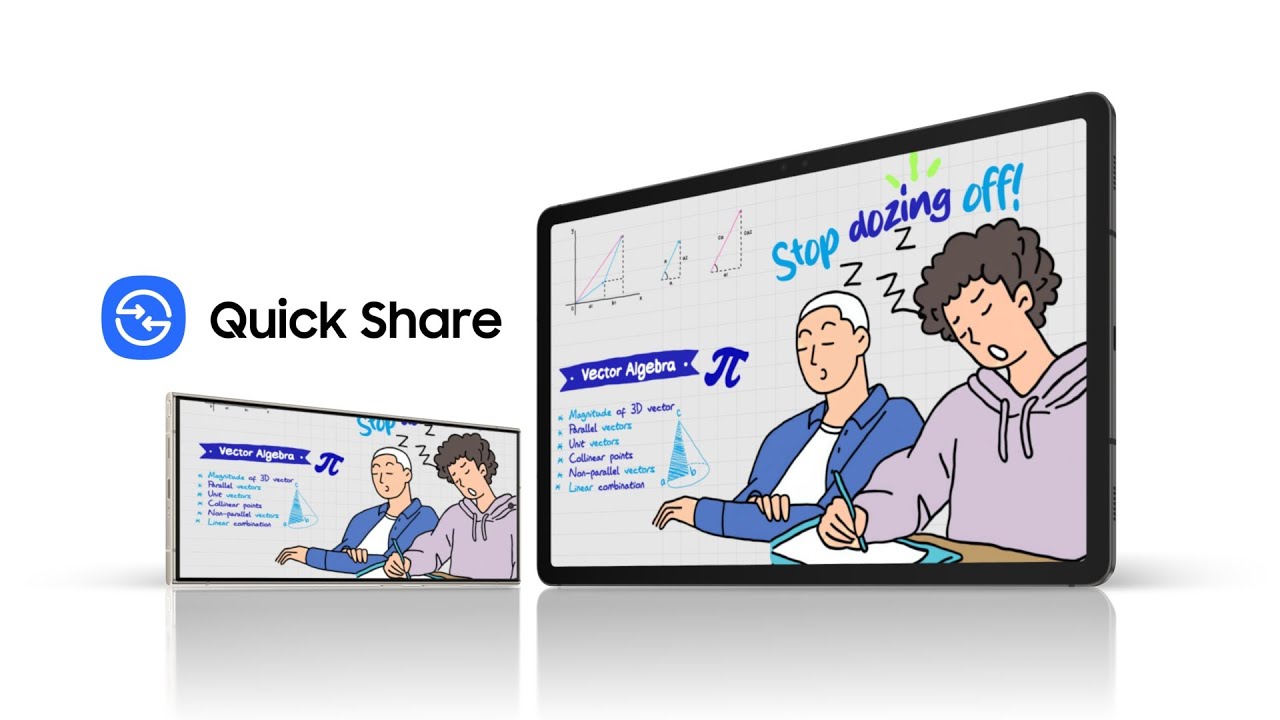 Quick Share homework easily | Samsung - YouTube