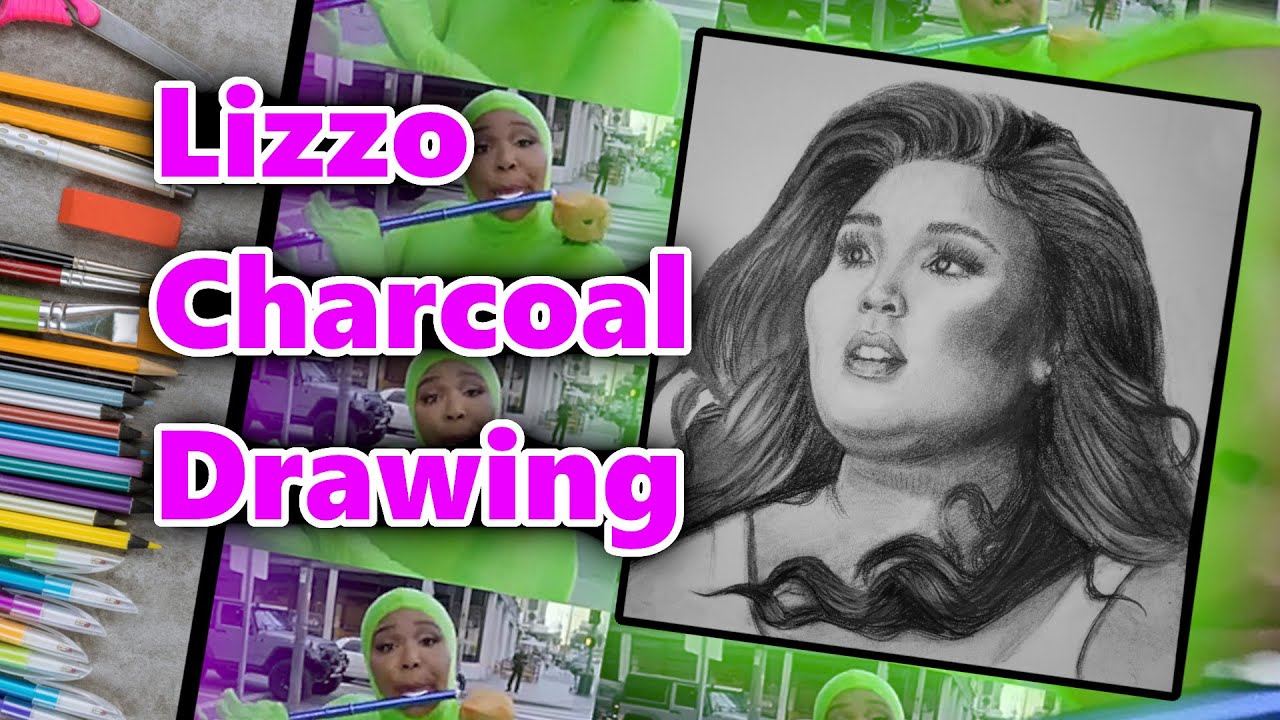 Lizzo Drawing - YouTube