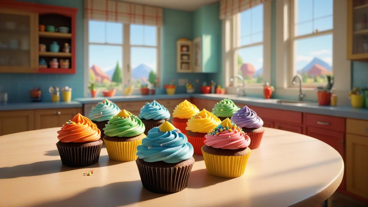 Count the Cupcakes 1 to 20 | Fun Counting Song for Kids | Nursery Rhyme ...