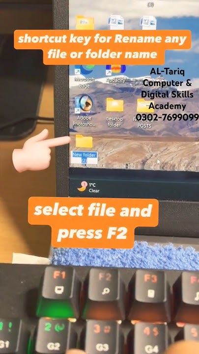 windows shortcut key for rename file and folder #reels #réel #reel # ...
