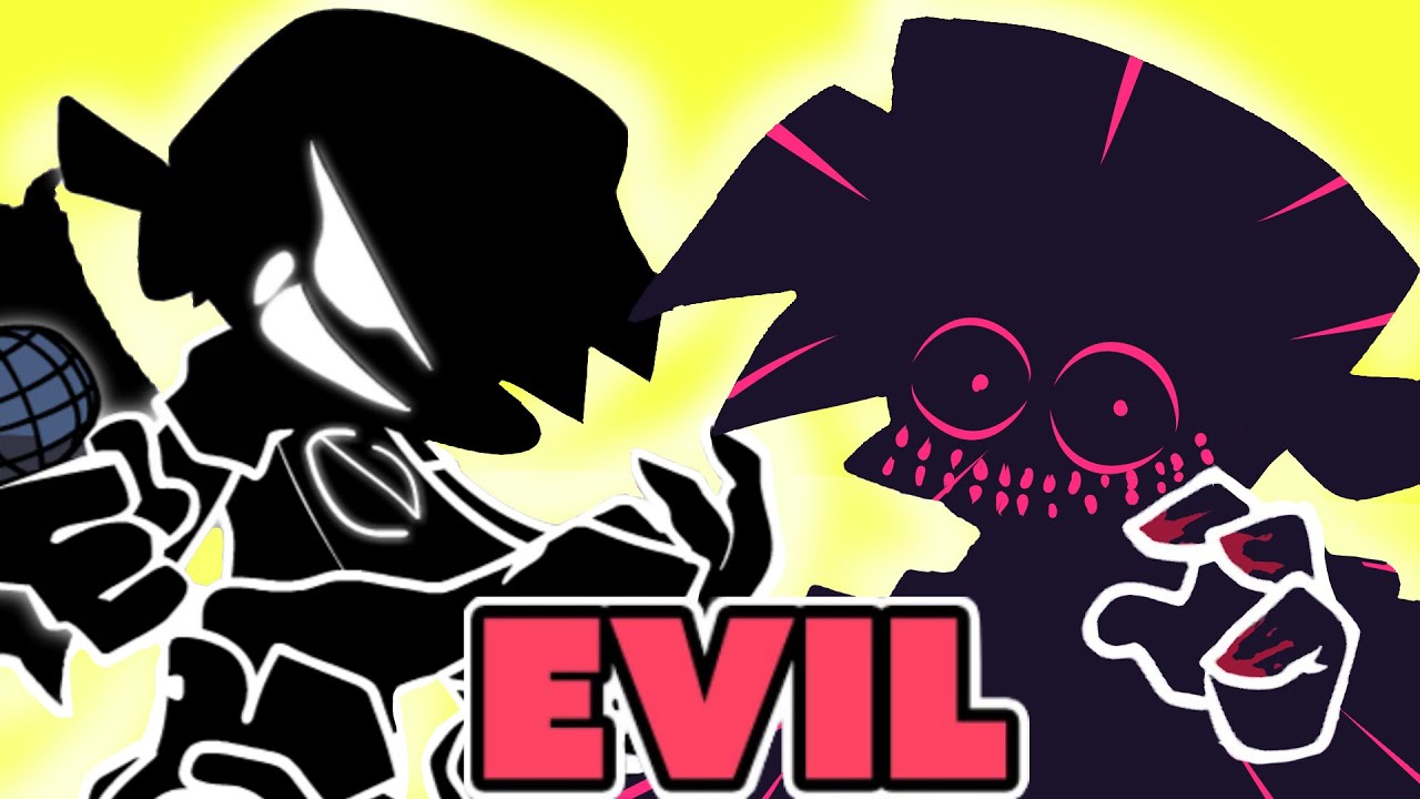 FRIDAY NIGHT FUNKIN' MINUS mod EVIL Boyfriend vs Boyfriend - YouTube