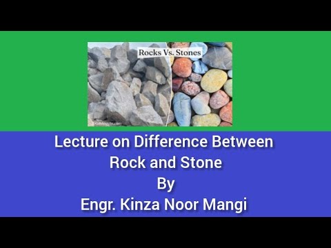 Difference between rock and stone. - YouTube
