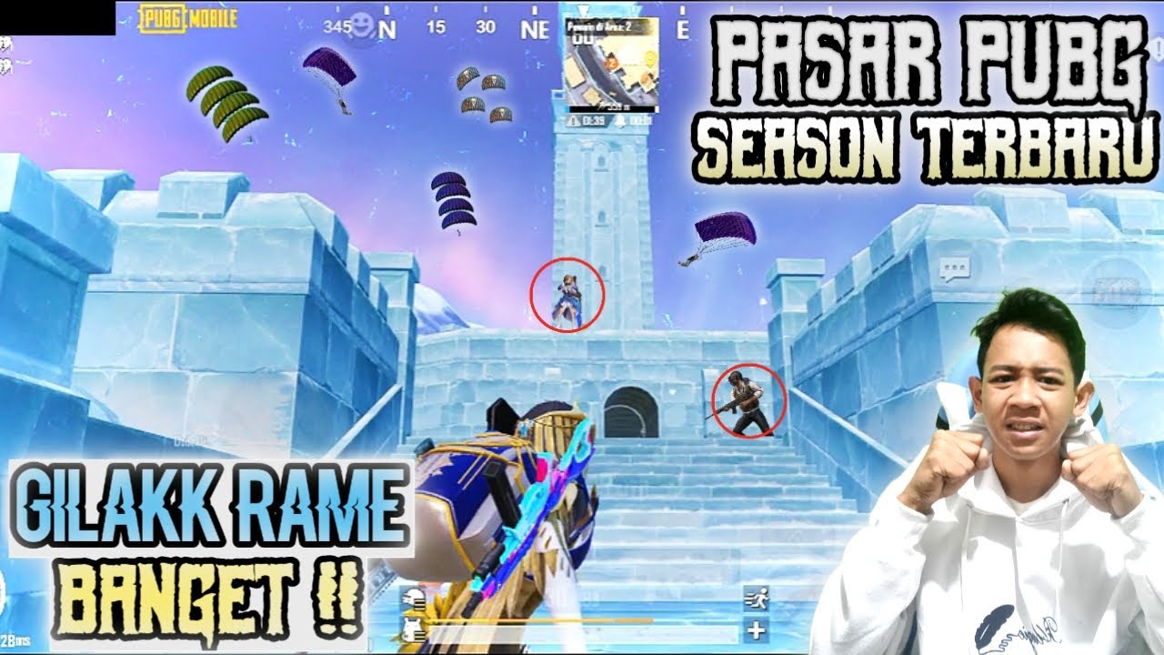 PASAR NYA PUBG MOBILE TERBARU, RAME PARAH !! AUTO PANEN KILL | Pubg ...